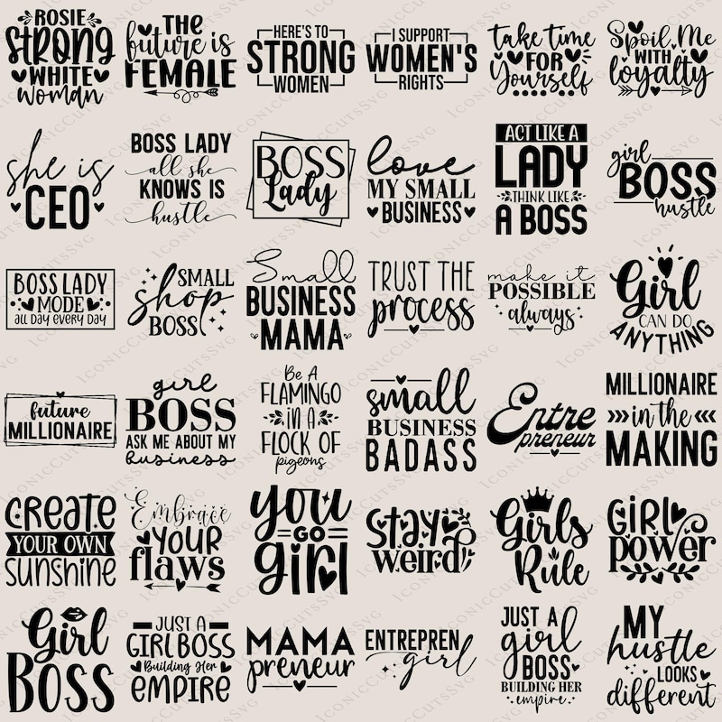 Boss Lady Laser File - Etsy
