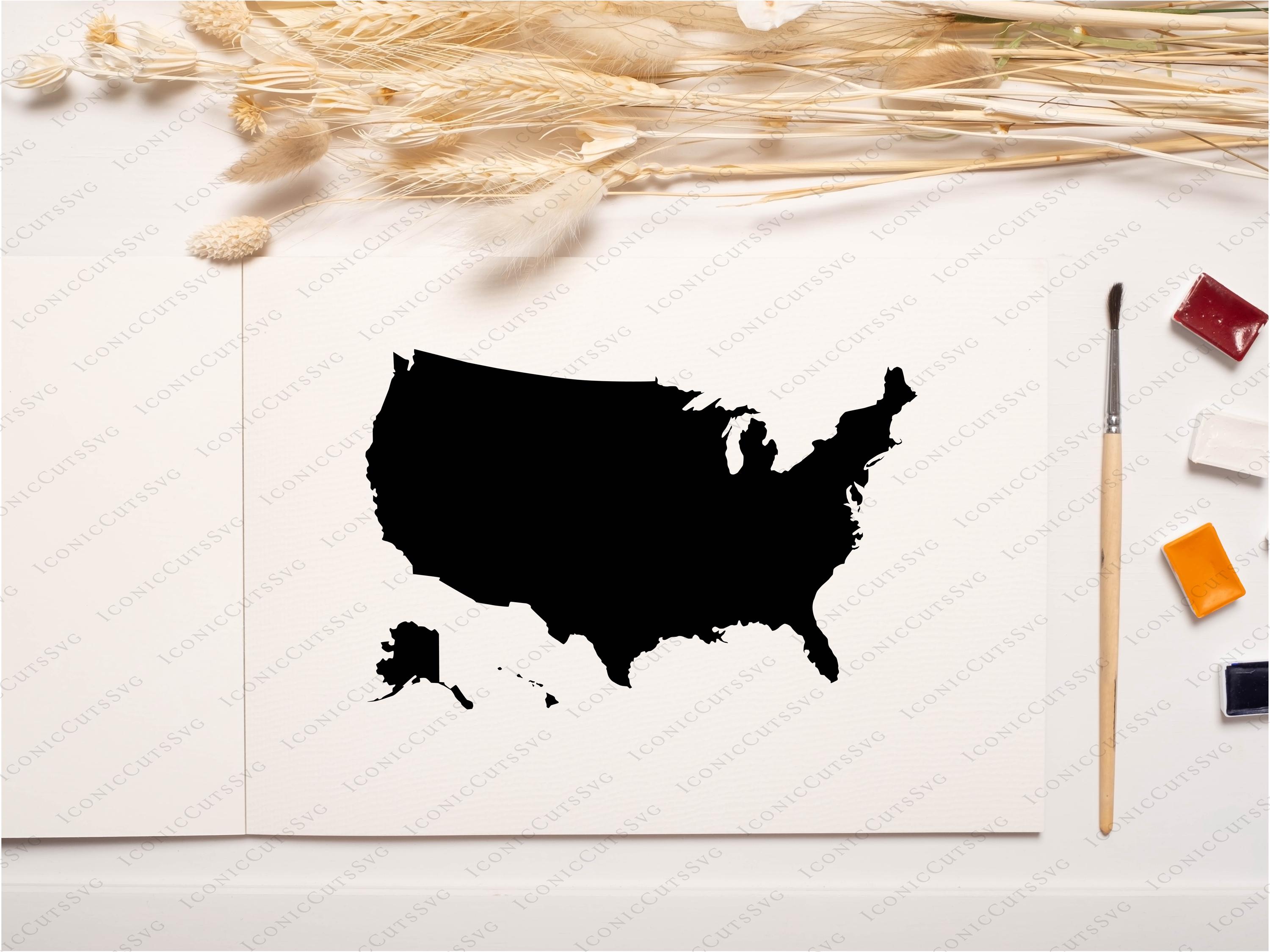 United States Map, Color, Coloring, Printable USA US Sales Map, Goal ...