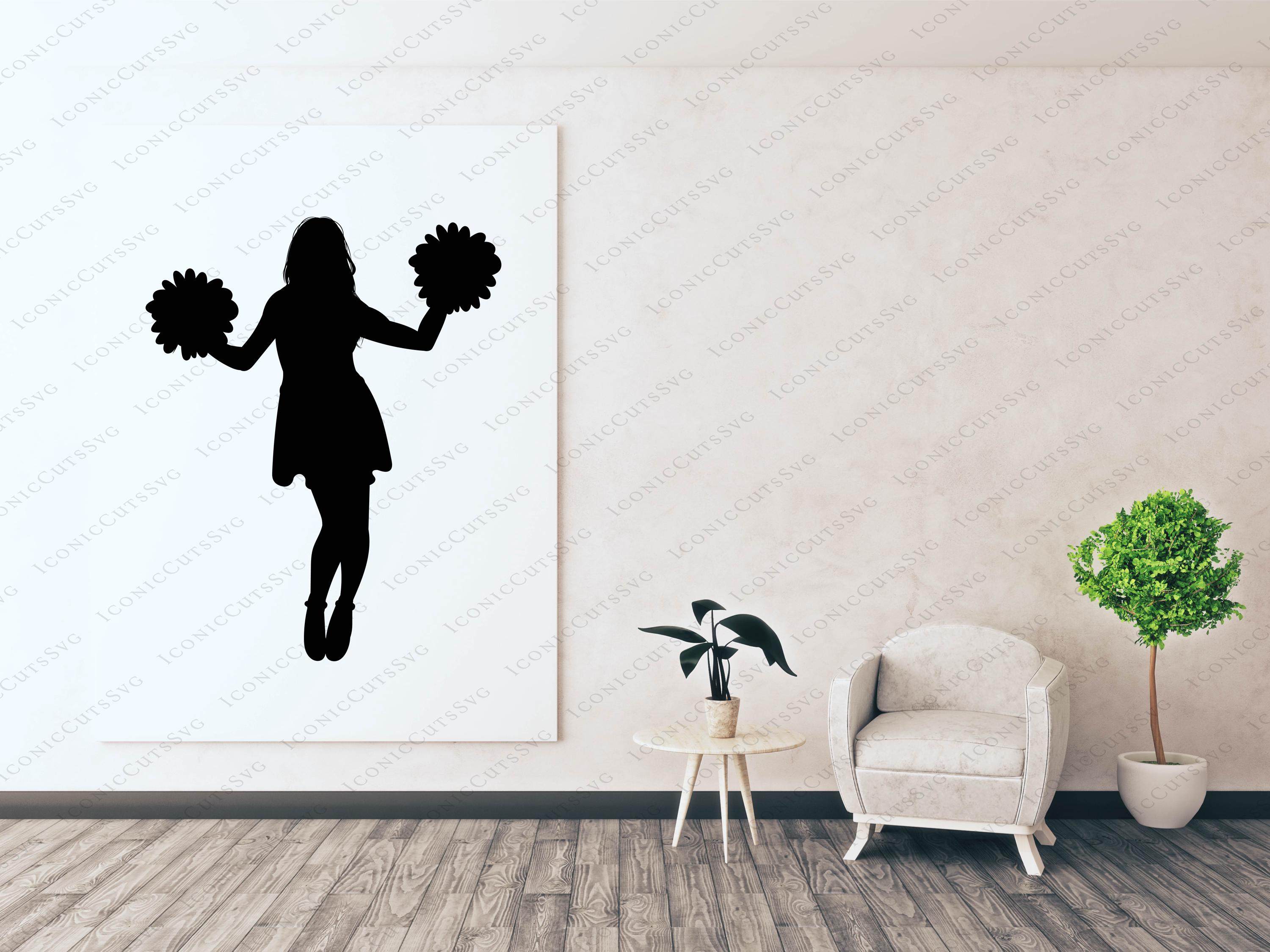 Cheerleader Svg Bundle, Cheerleader Clipart, Cheerleading Svg ...