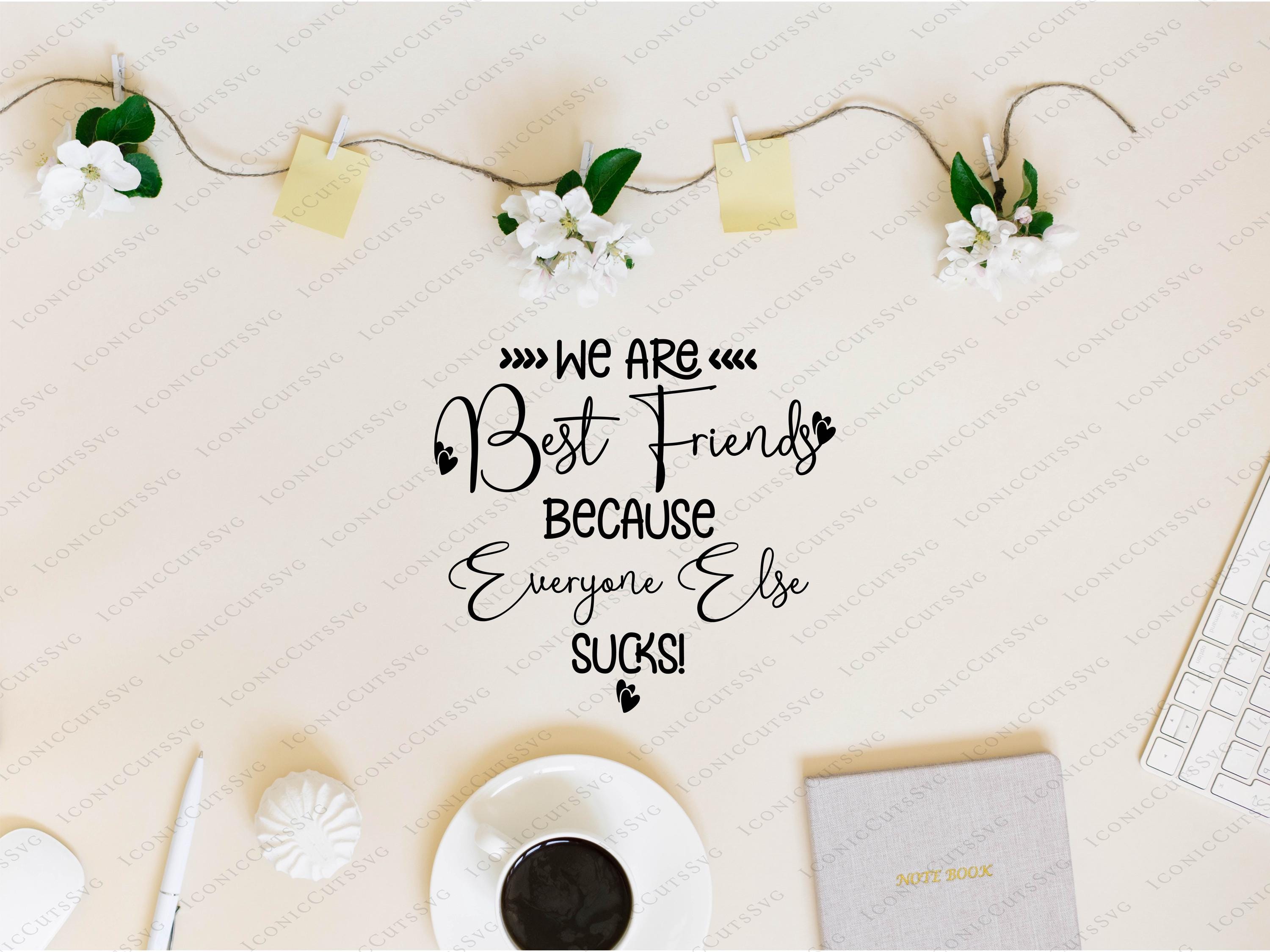 Friend SVG PNG Bundle, Friendship Svg, Friend Svg, Bestfriend Svg ...