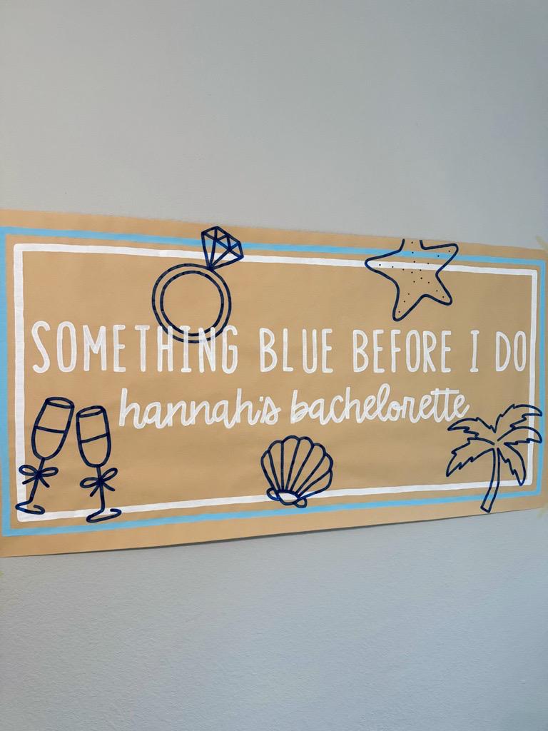 Custom Painted Kraft Paper Party Banner, Birthday Sign - Etsy