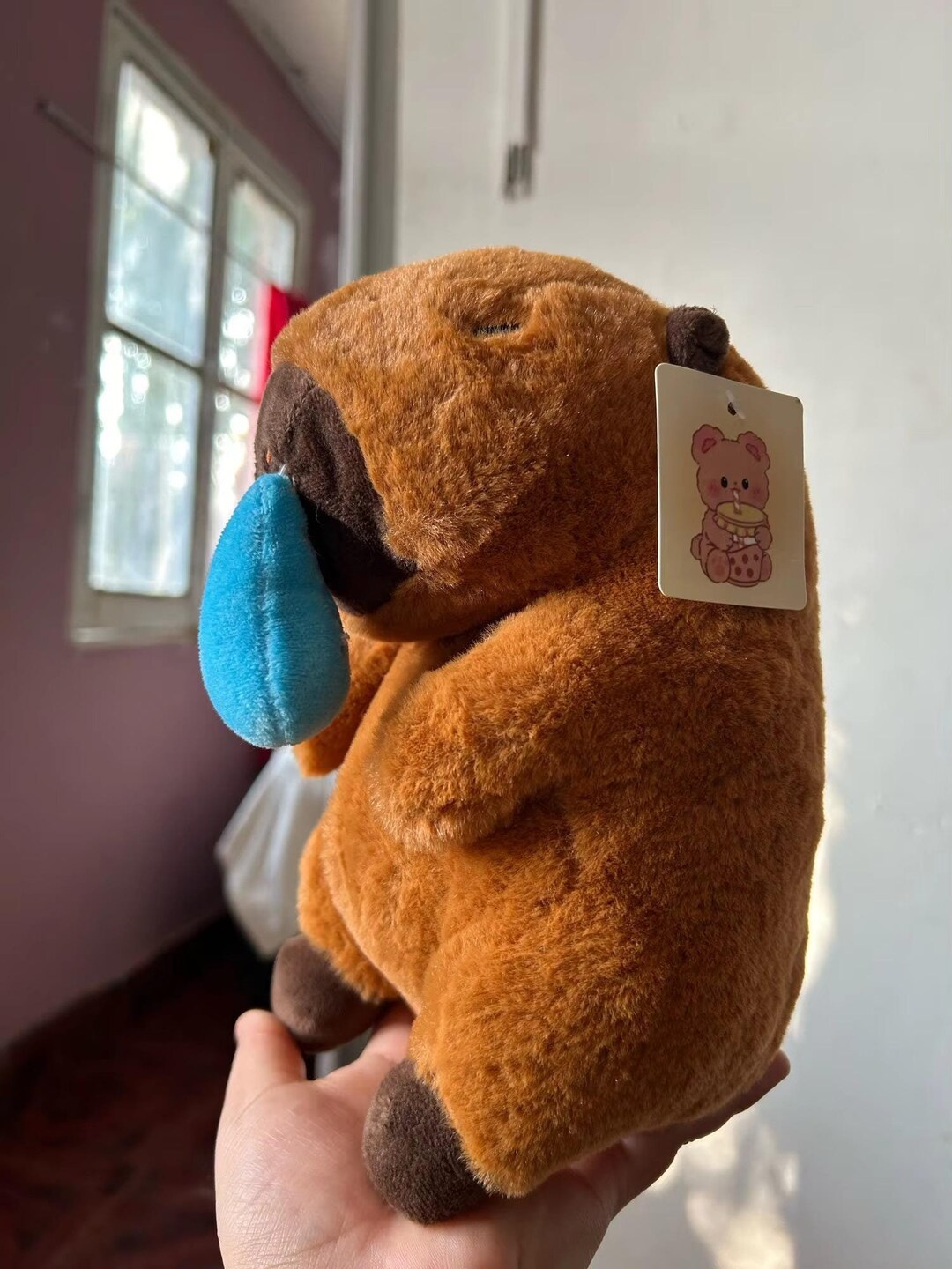 Movable Nose Crying Capybara Plush Toy 25cm Pulling Nose - Etsy UK