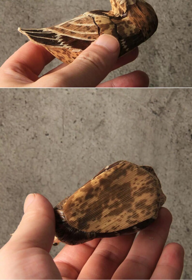 Handmade Craft Ducks Bamboo Shoot Shells/bamboo Shoot Skin Preparation ...