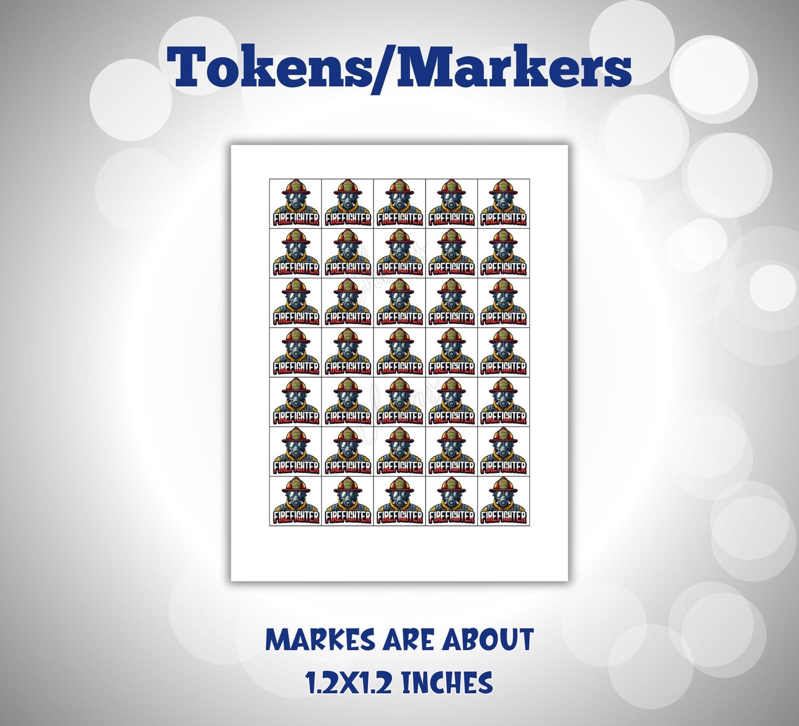 Printable Fire Truck Bingo Game for Boy Birthday Party, Firefighter ...