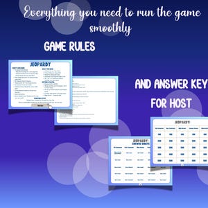 Bible Jeopardy Game: Printable Sunday School Trivia (PDF Download) - Etsy