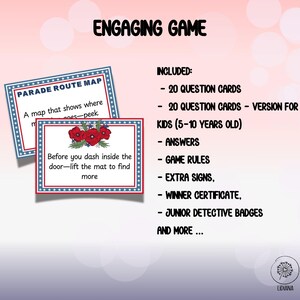 Editable Memorial Day Scavenger Hunt. Adult & Kids Versions Included ...