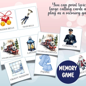 Polar Express Bingo Game: 50 Christmas Party Cards (digital Download ...