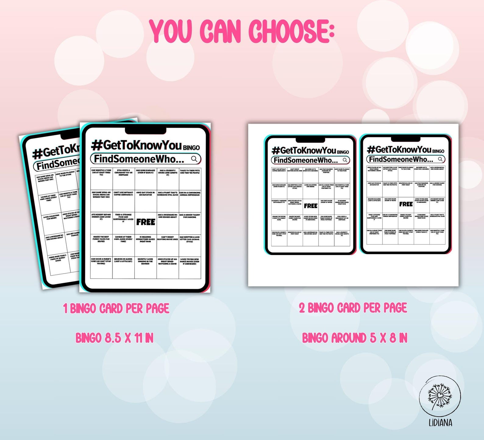 Get to Know You Bingo: Icebreaker Game, 50 Unique Cards (digital ...