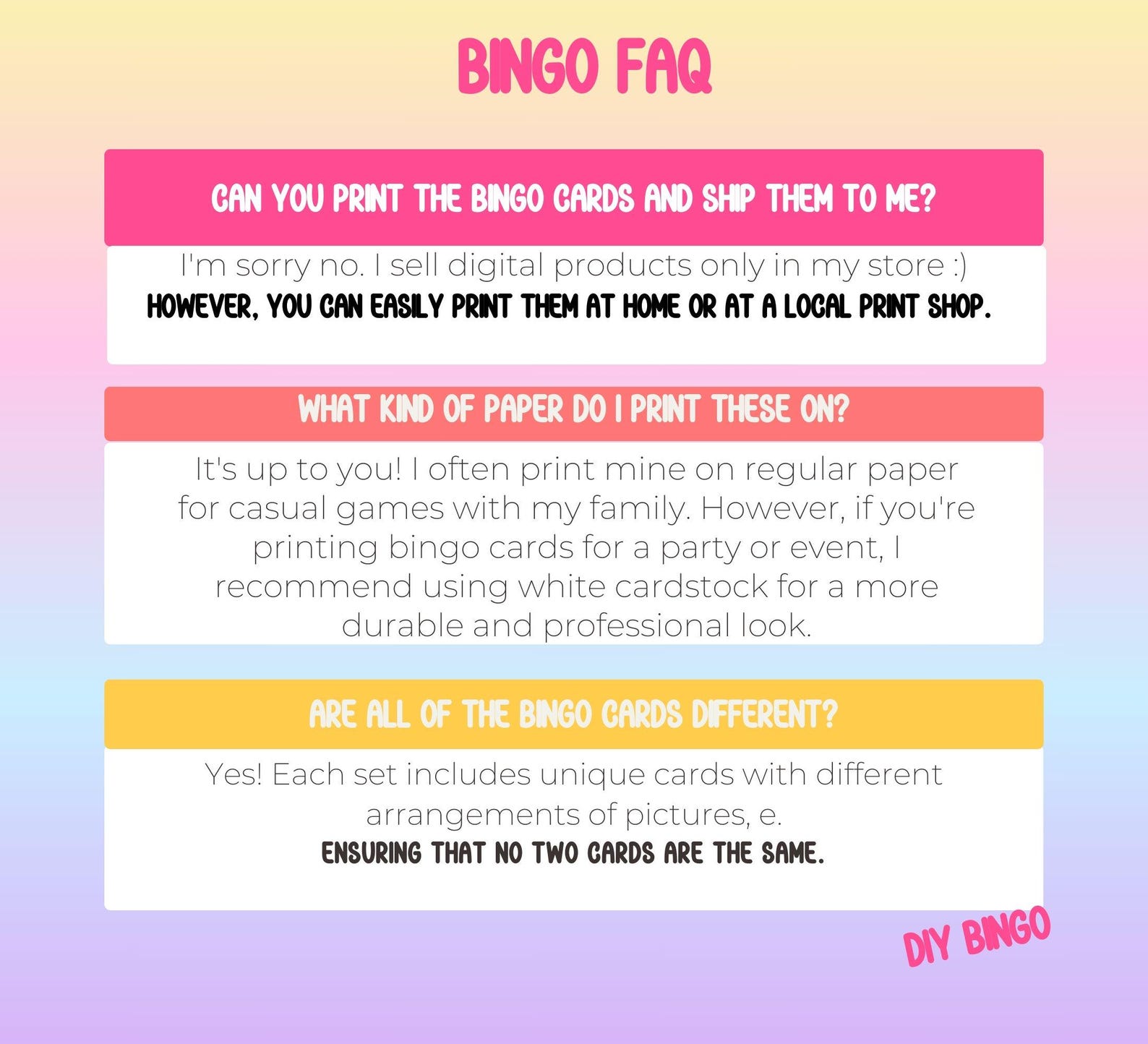 Cowboy Bingo Game - 50 Rodeo Bingo Cards for Boys Game Night, Western ...