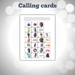 Cars Bingo for Boy Birthday Party , Construction Bingo for Kids, Racing ...