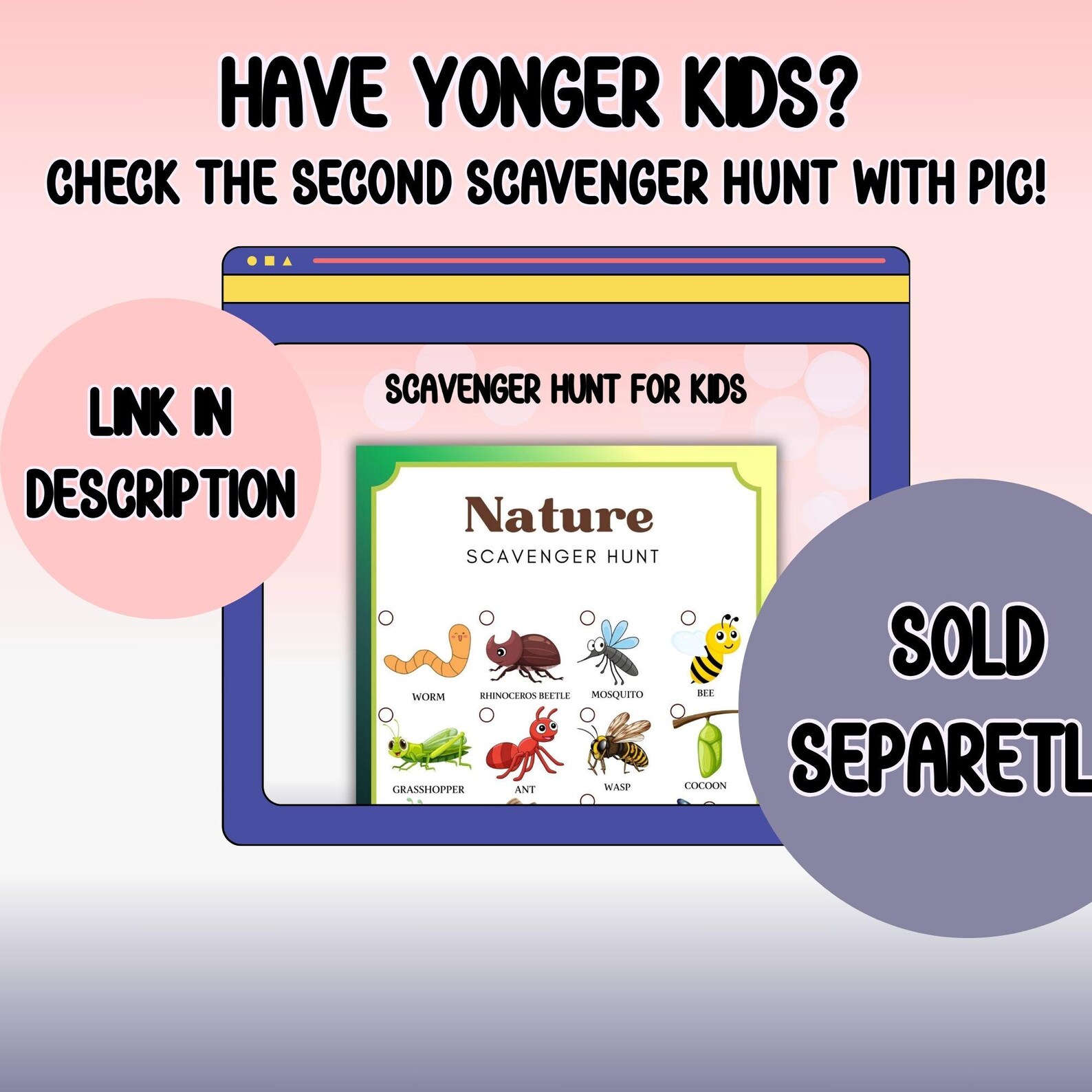Fruit of the Spirit Scavenger Hunt: Bible Verse Activity for Kids ...