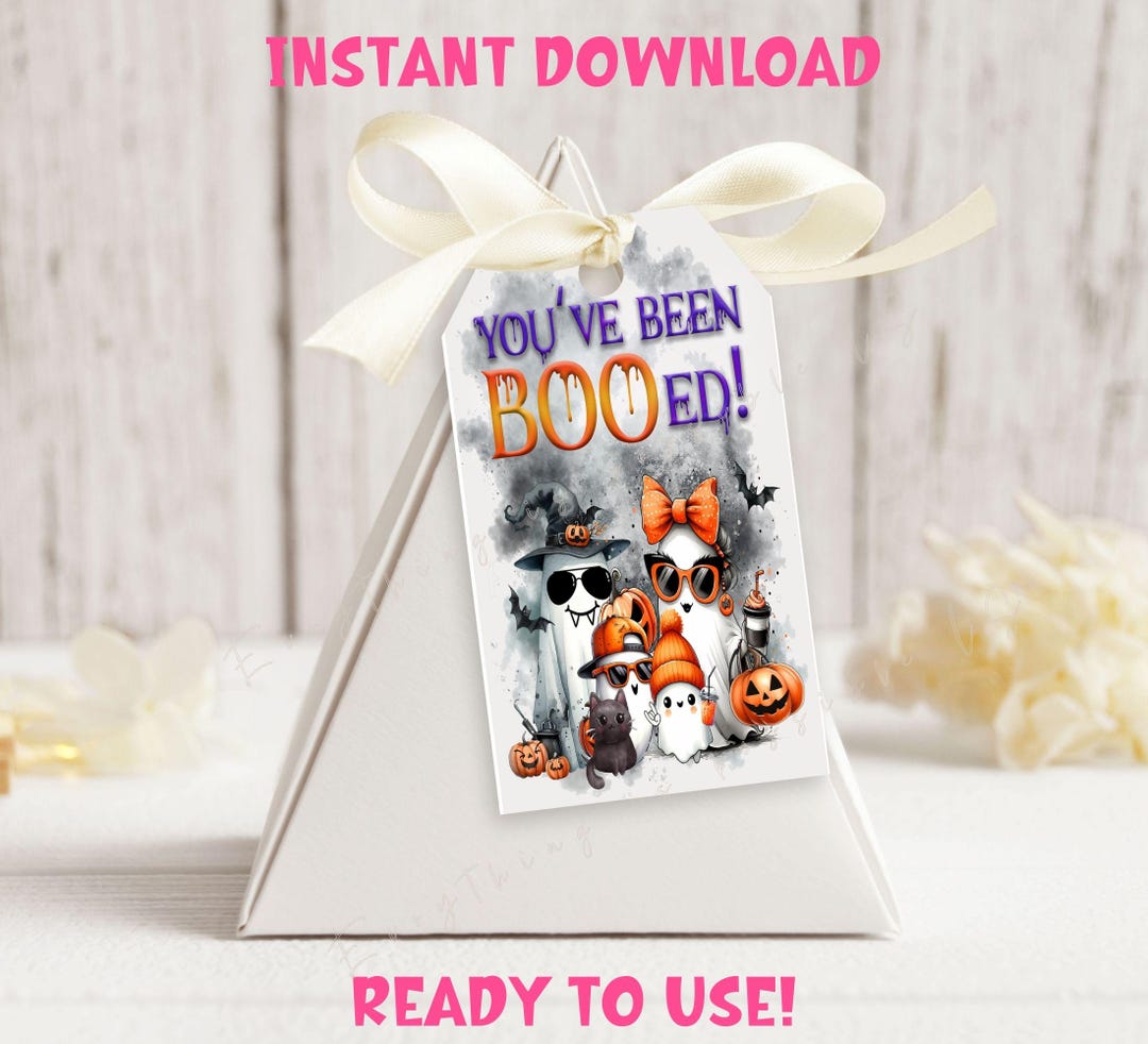 You've Been Booed Digital Download for Neighbors, Halloween Gift ...