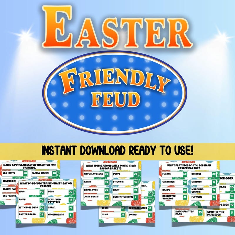 Easter Family Feud - Etsy