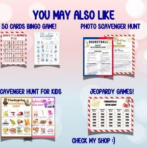 Christmas Songs Bingo Game: 50 Unique Cards With Spotify Playlist ...