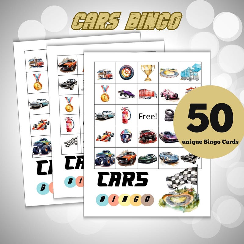 Car Bingo - Etsy