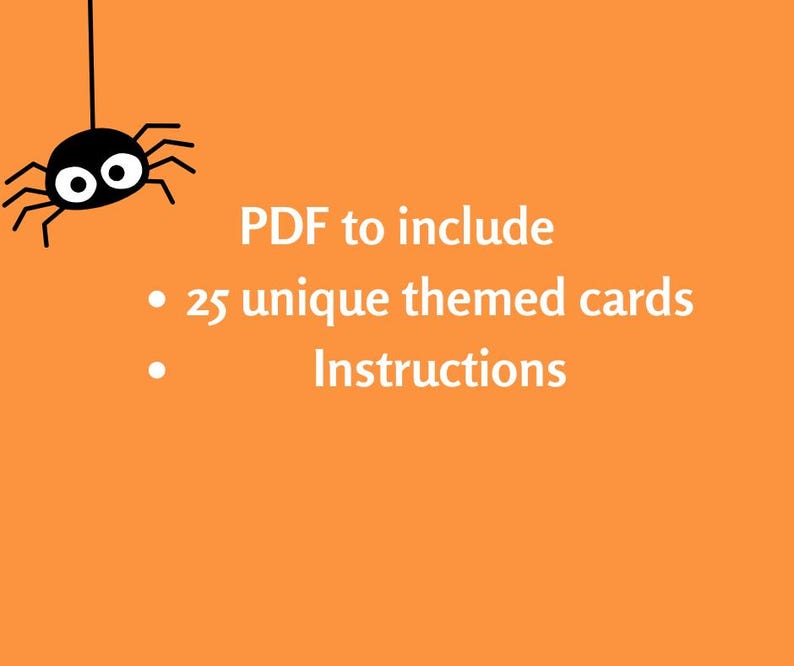 Halloween Memory Matching Game Printable PDF 25 Matching Cards ...