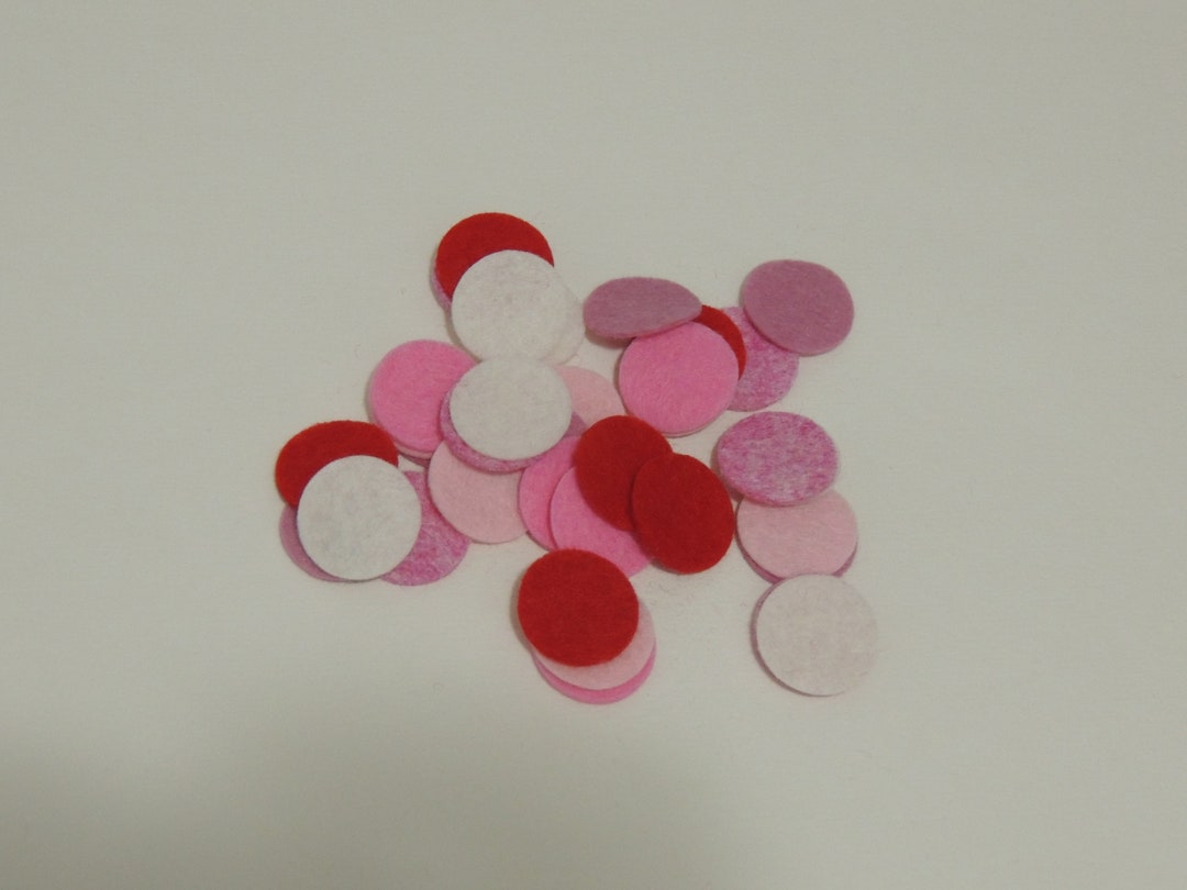 Wool Felt Die Cut 3/4 Circle, Valentines - Etsy