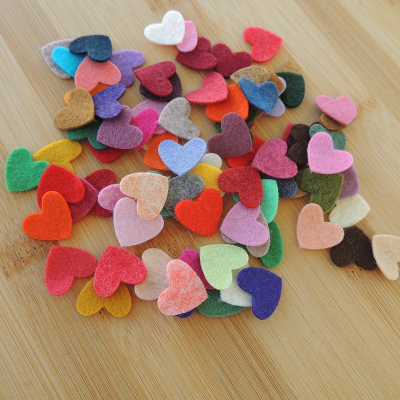 Wool Hearts - Etsy