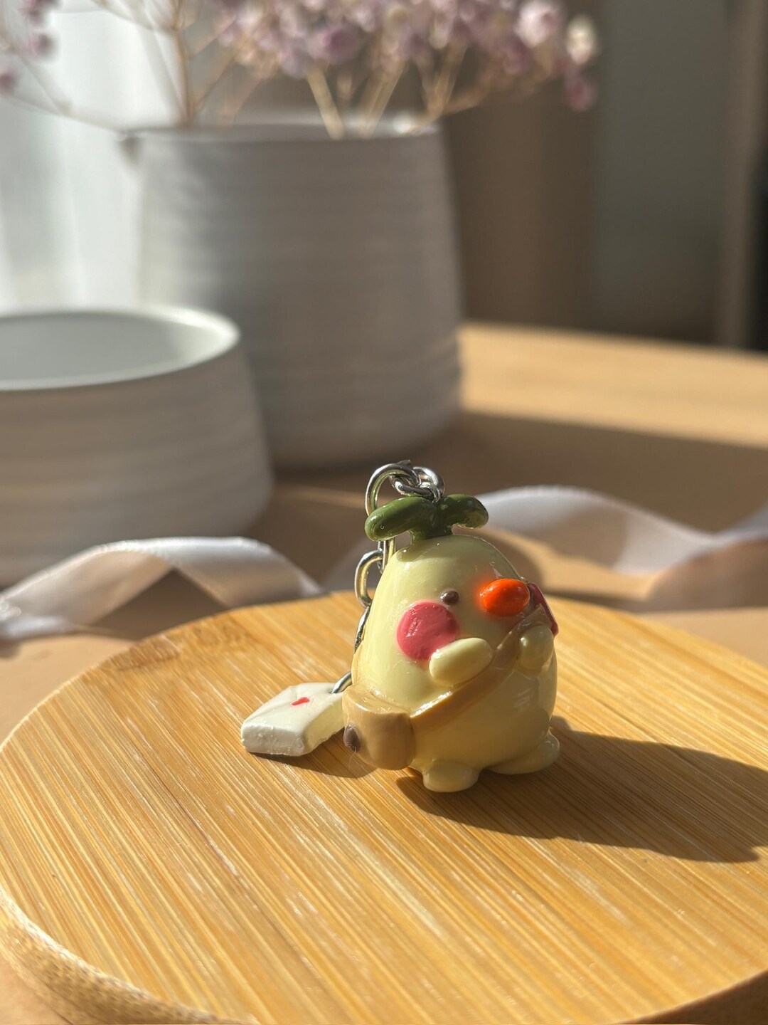 Duck Mailman Clay Buddy – Cute Desk Friend, Kawaii Figurine, Stress ...