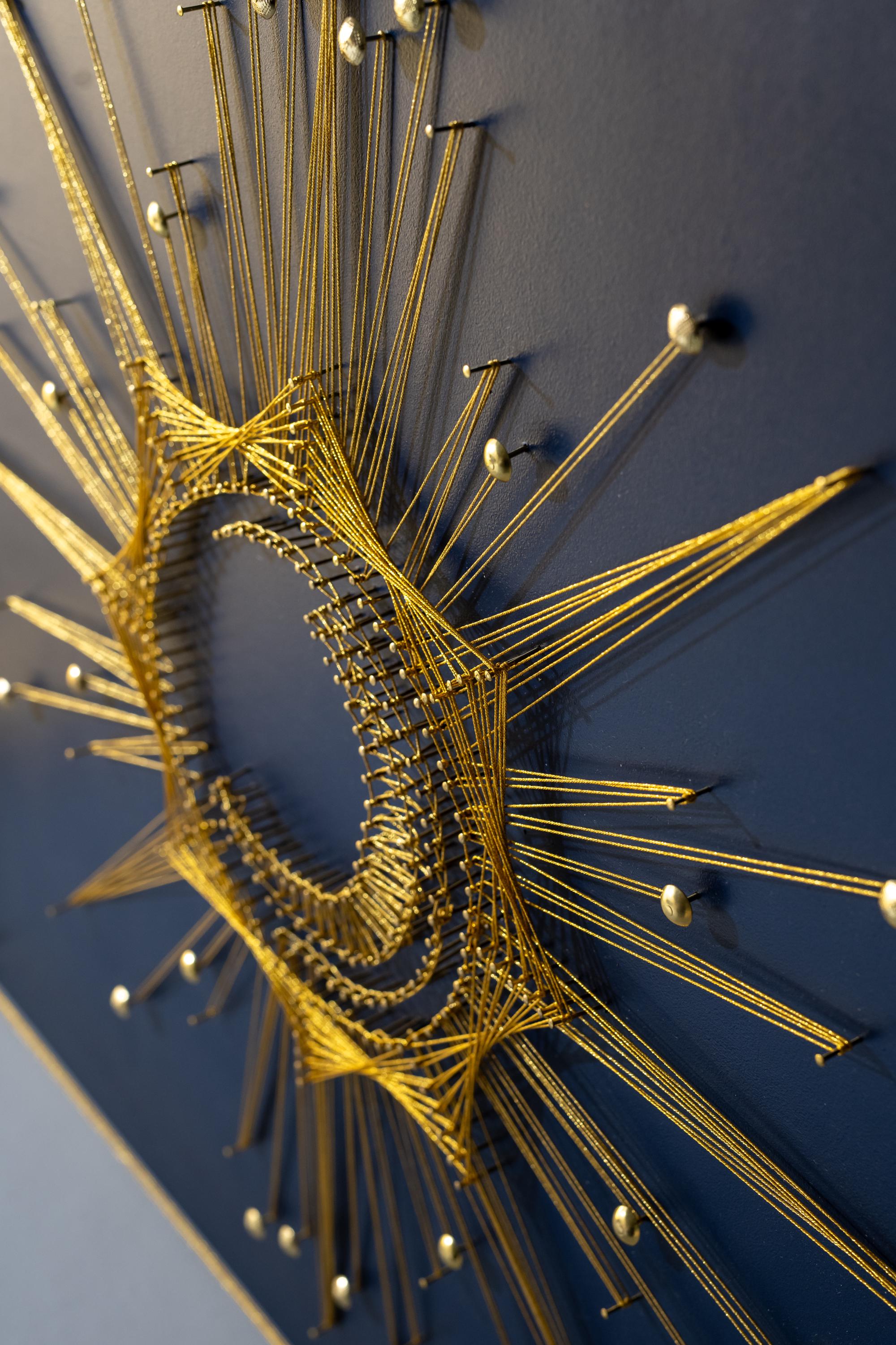 SUN AND MOON Stringart 3D / Handmade / Sacred Geometry / Modern Decor ...
