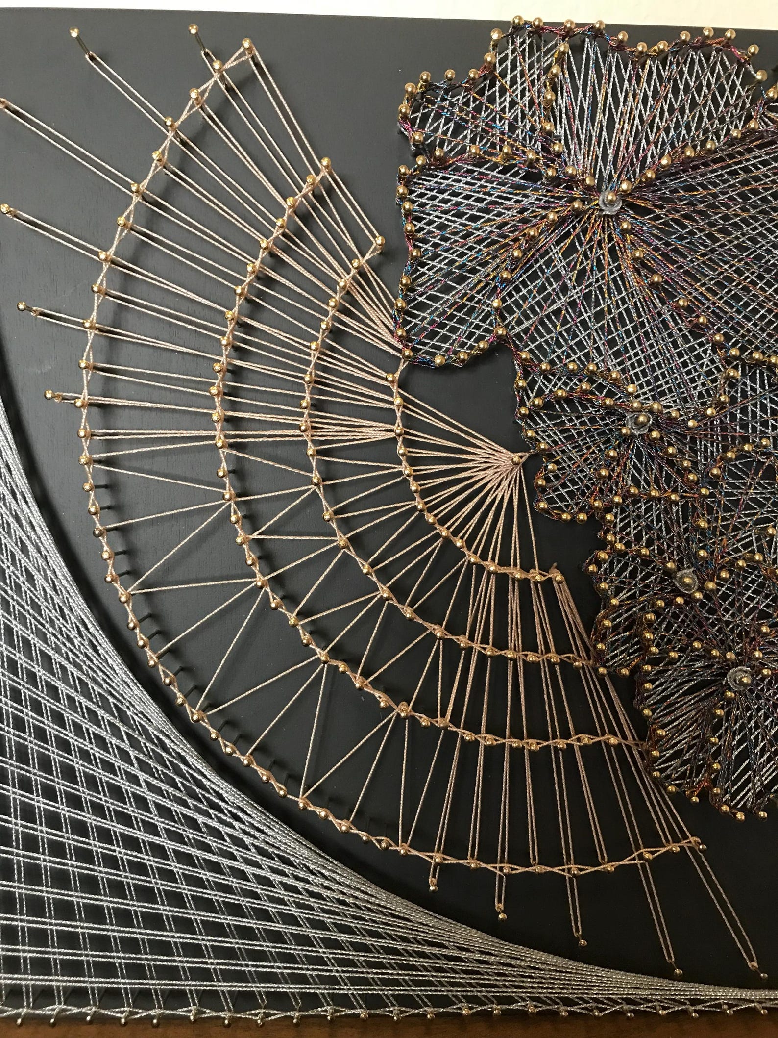 HAPPY BIRTHDAY Stringart 3D / Handmade / Modern Decor / Home Decor/ Creative Gift for Her ...