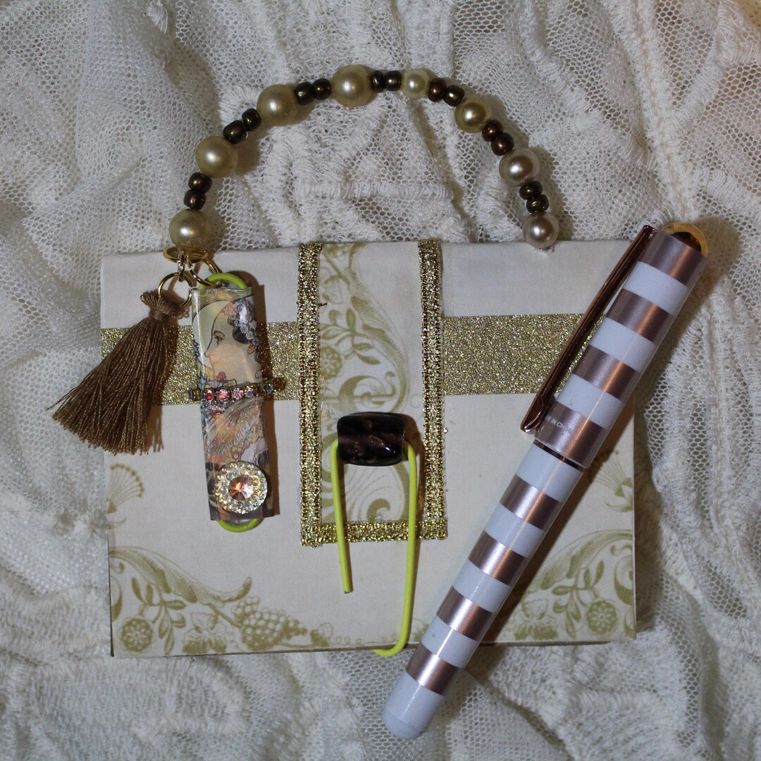 Junk Journal Purse Note Pad - Etsy
