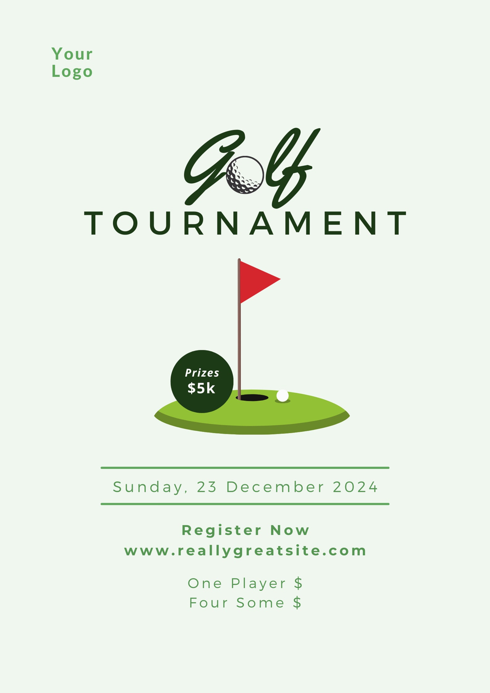 Golf Tournament or Birthday Invitation - Etsy