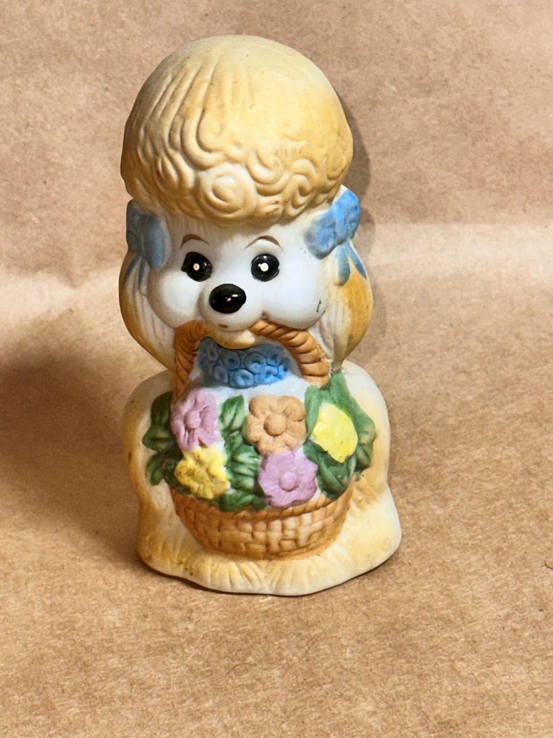 Vintage Poodle Bell, Ceramic Dog Bell, JASCO Taiwan - Etsy