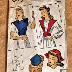 Du Barry 1940's Bibette, Vest, Dutch, Sewing Pattern - Etsy