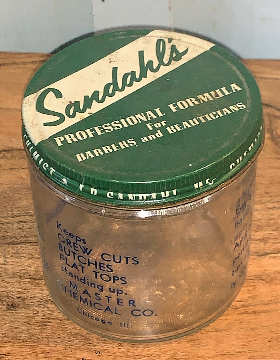 Sandahl's Professional Formula, Krew Comb Jar, 1950's Hairstyles Hair ...