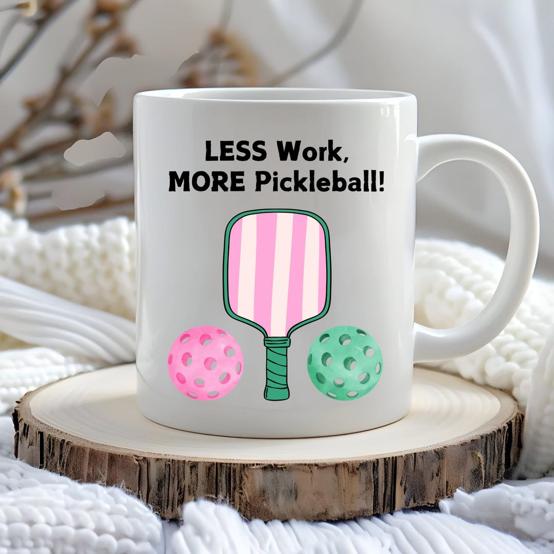 Pickleball Mug Gift for Pickle Ball Player Funny Gift Pickleball Gift ...