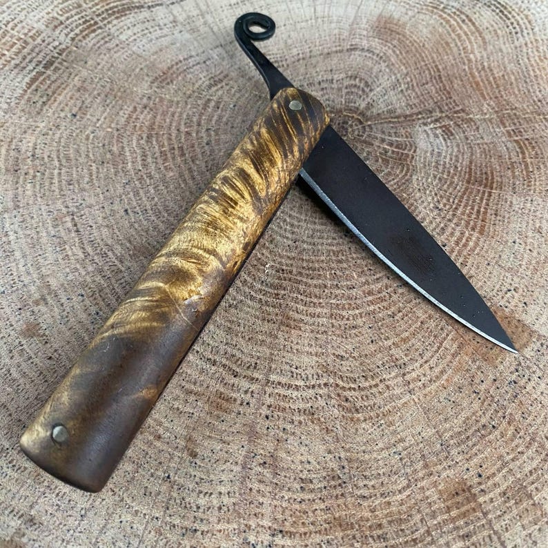 Handmade Folding Knife | Early Medieval Viking Style Pocket Knife ...