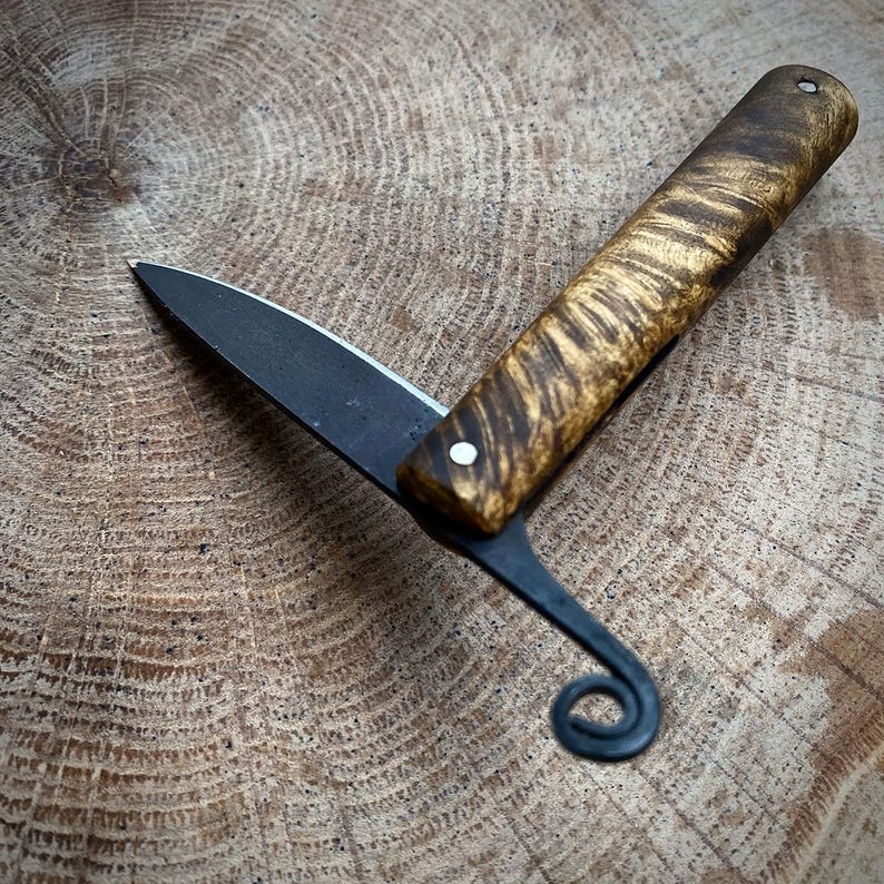 Handmade Folding Knife | Early Medieval Viking Style Pocket Knife ...