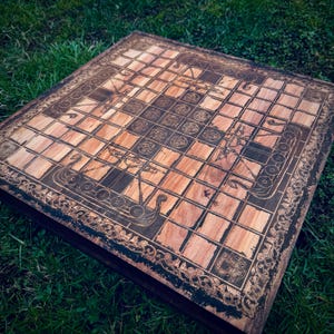 Viking Tafl Hnefatafl 11x11 – Handmade Wooden Board Game – Norse ...