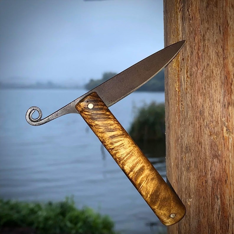 Handmade Folding Knife | Early Medieval Viking Style Pocket Knife ...