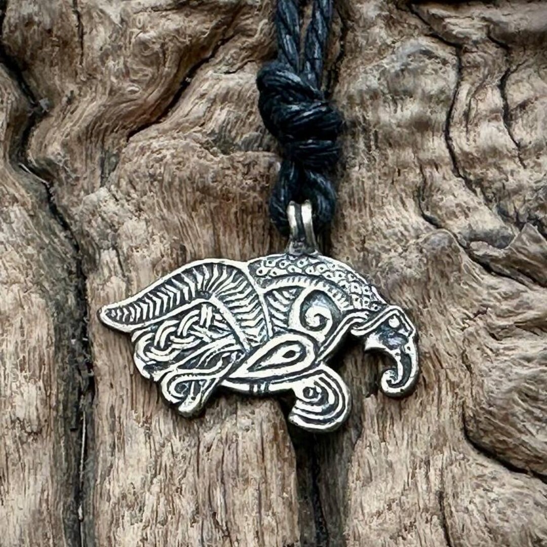 Raven Pendant Replica Early Middle Ages From Volyn Ukraine - Etsy