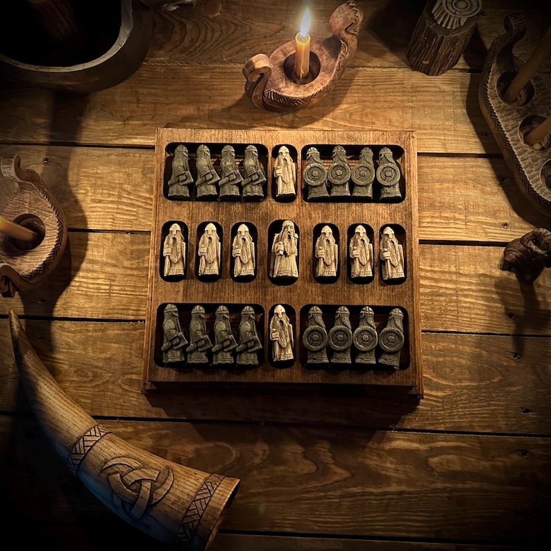Handmade Viking Tafl Game 9x9 | Hnefatafl | Ancient Nordic Strategy ...