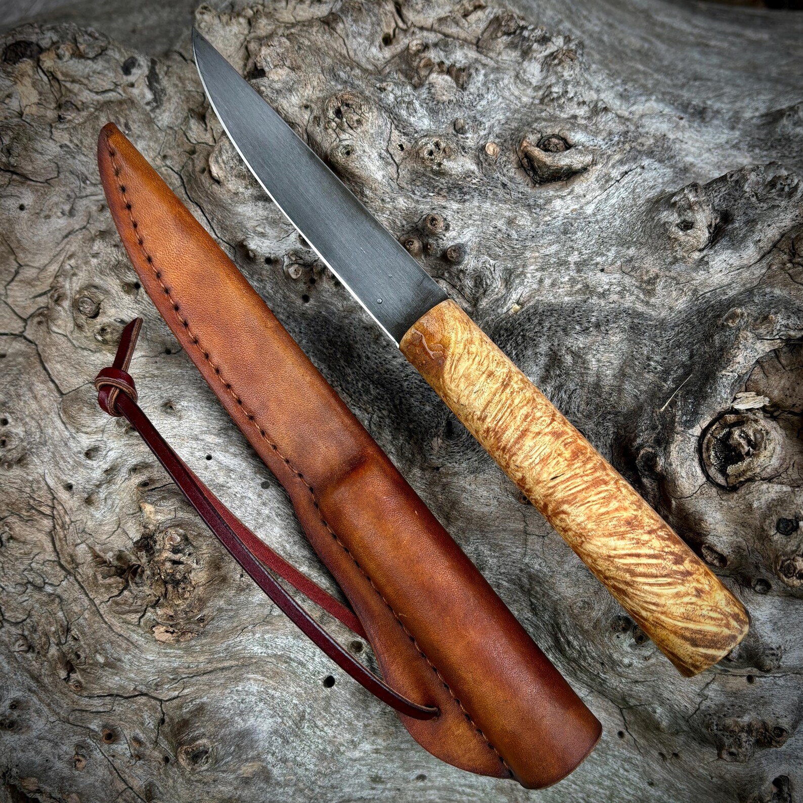 Viking Knife Handmade Replica Medieval Maple Burl - Etsy