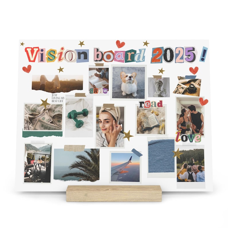 2025 Vision Board, Goal Setter, 2025 Inspiration Board, Goal Setting ...