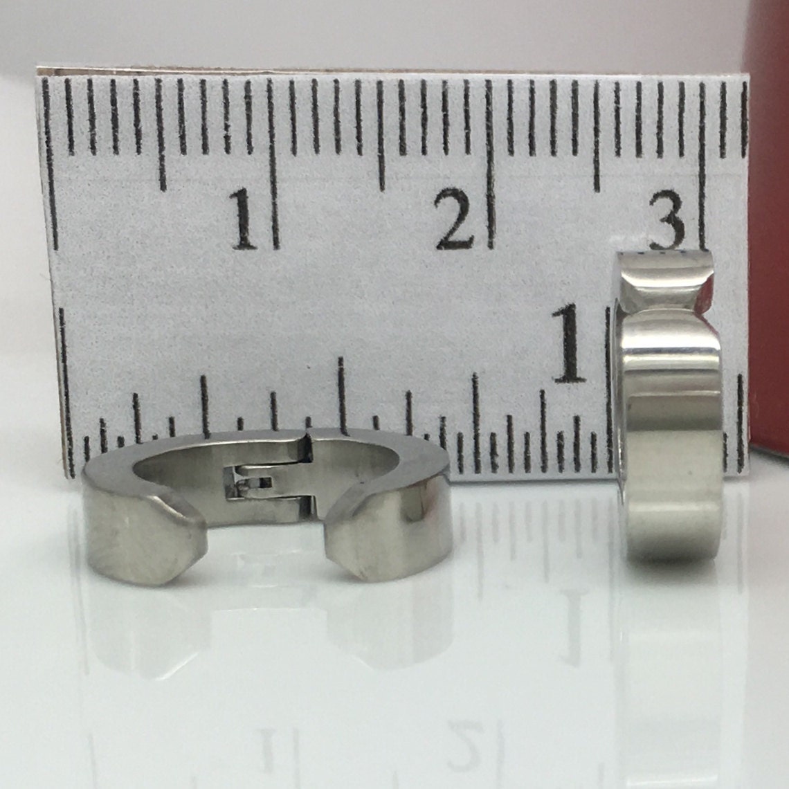 Galaxy Steel Clip on Hoop Earrings Mens Earrings Steel Clip - Etsy