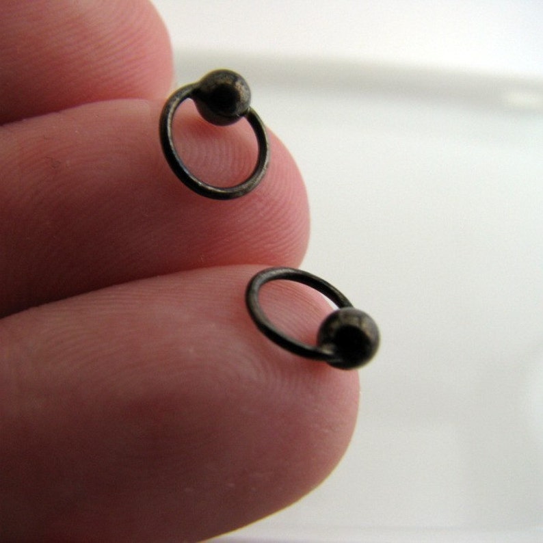 Tiny Hoop Earrings for Men Helix Tragus Daith Rook Snug | Etsy