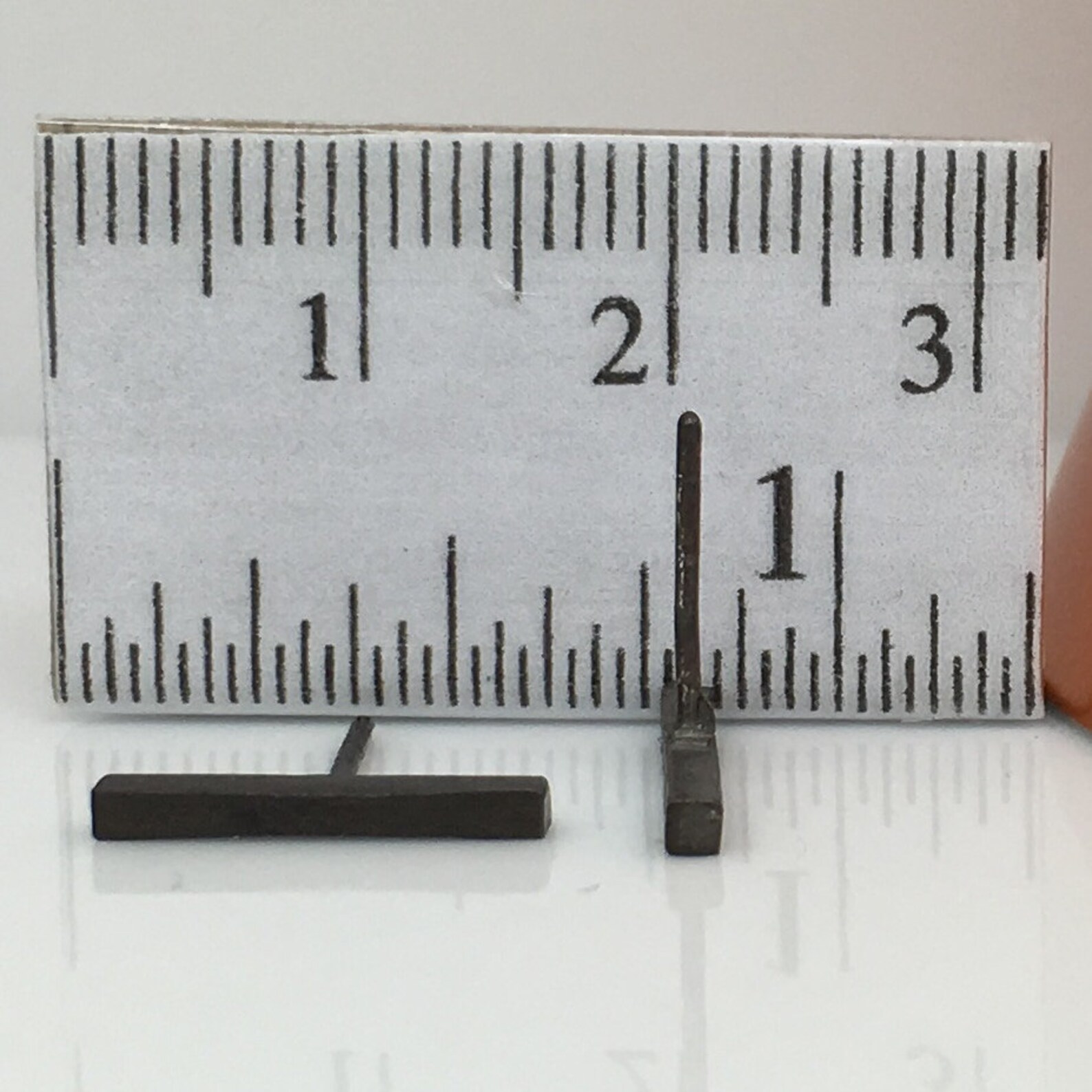 Men's stud earrings bludgeon stick earrings men's | Etsy