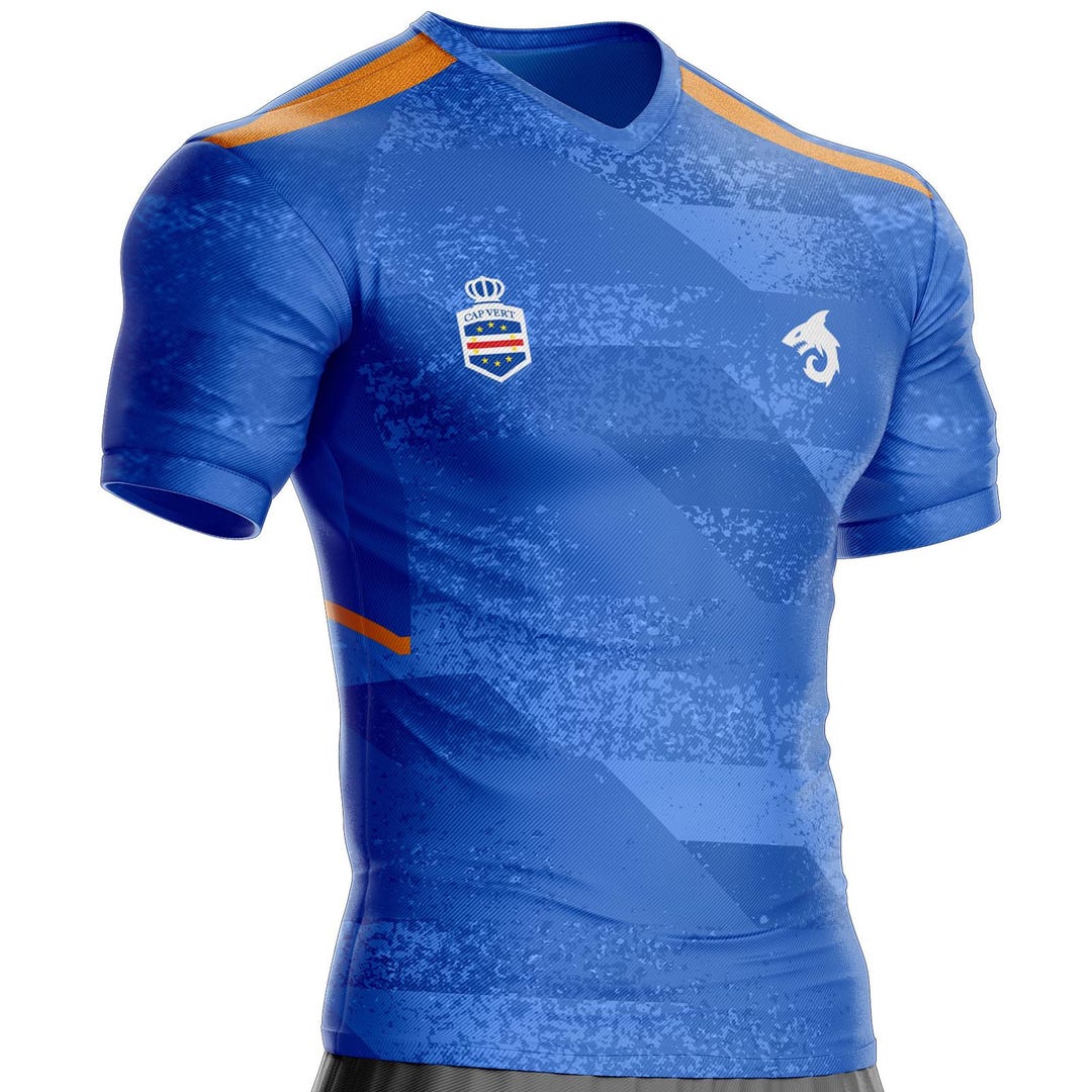 Cape Verde Football Jersey CV-410 Cape Verdean Flag - Etsy