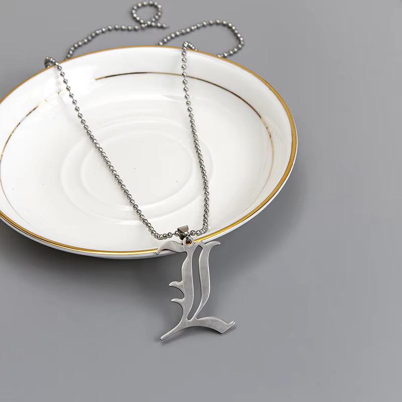 Anime Death Note Necklace, Cosplay Necklace Halberd Pendant Necklaces ...