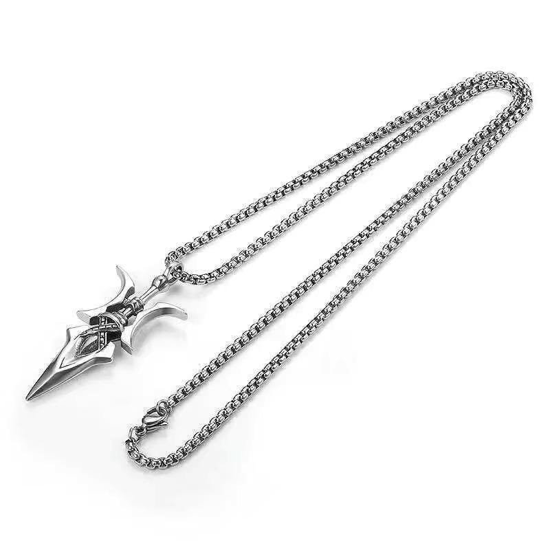 Anime Death Note Necklace, Cosplay Necklace Halberd Pendant Necklaces ...