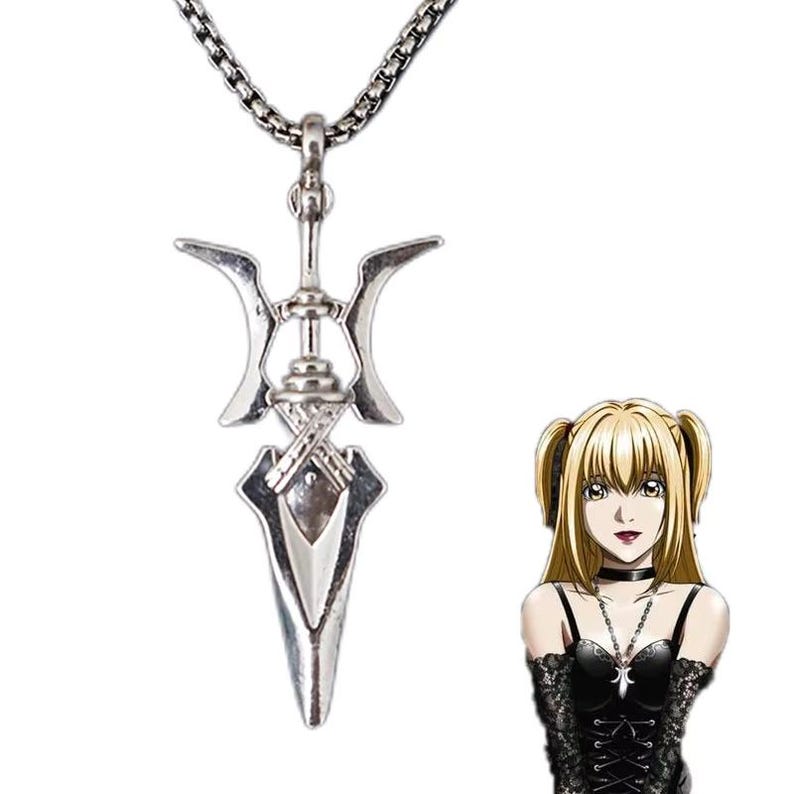 Anime Death Note Necklace, Cosplay Necklace Halberd Pendant Necklaces ...