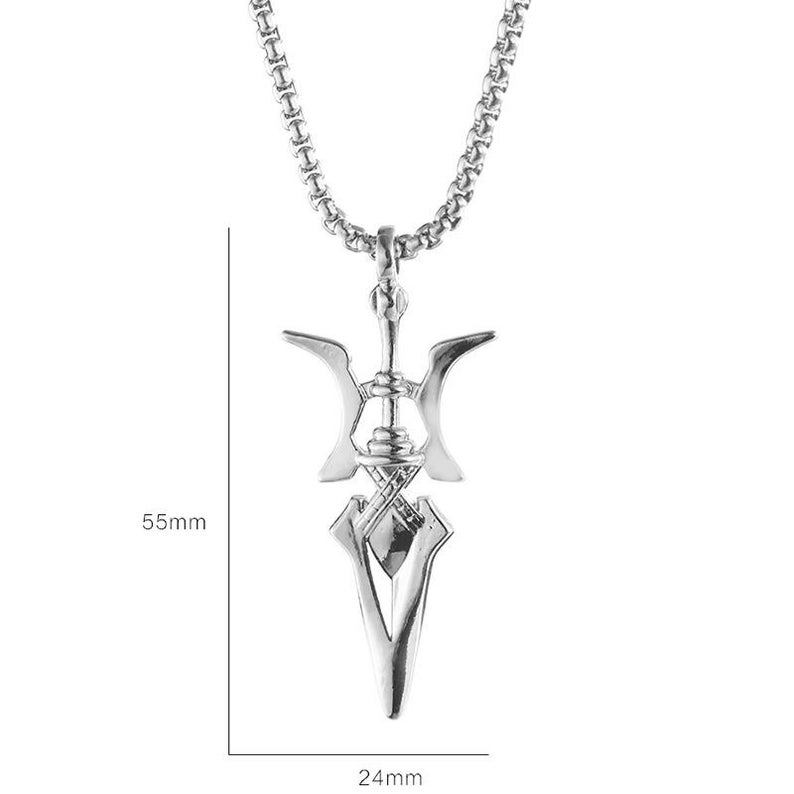 Anime Death Note Necklace, Cosplay Necklace Halberd Pendant Necklaces ...
