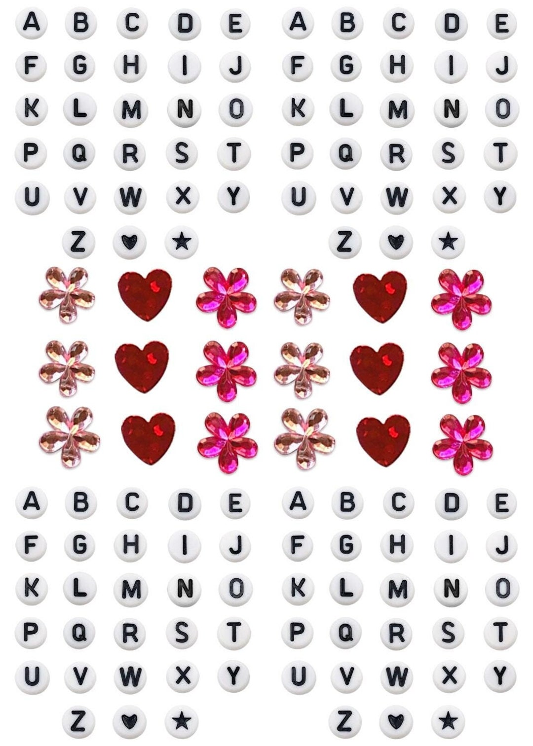 Letter Stickers PNG | Alphabet Digital Download | DIY Junk Journal ...