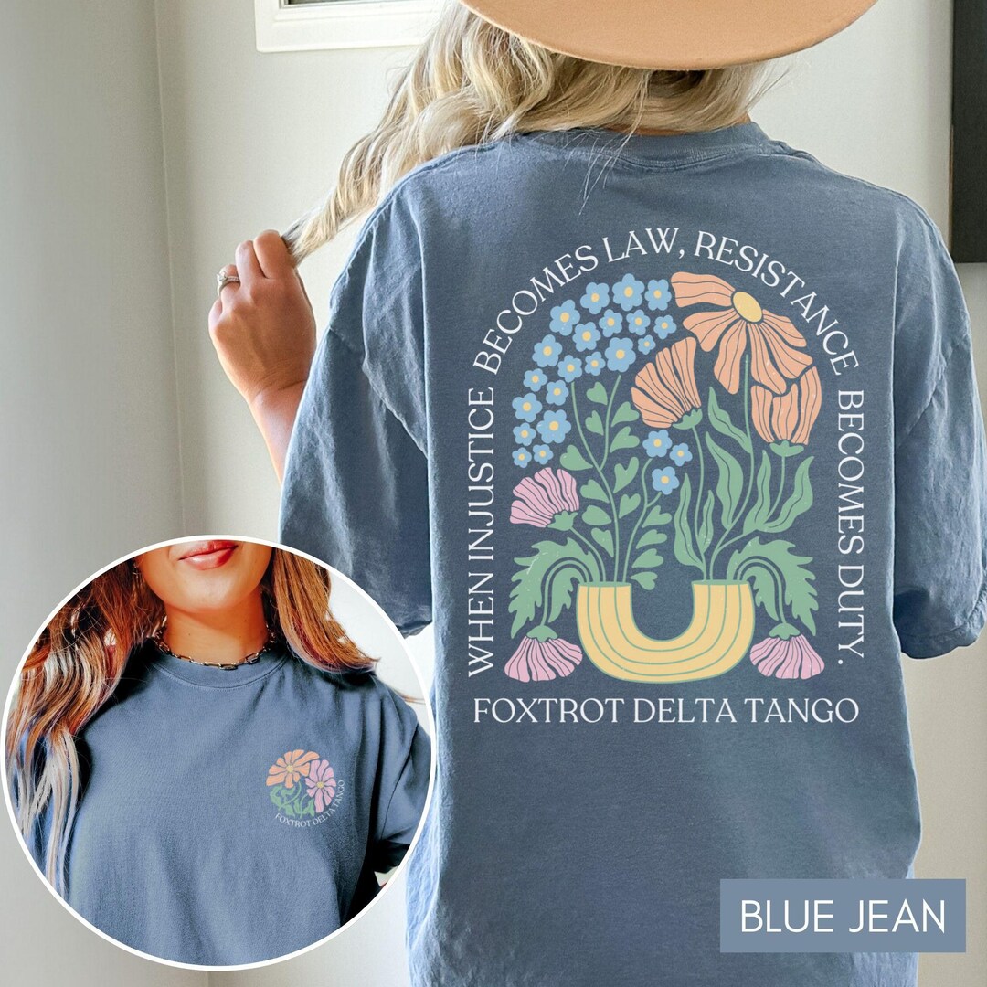 Subtle Anti Trump Shirt Comfort Colors®, Anti MAGA FDT Shirt, Democrat ...