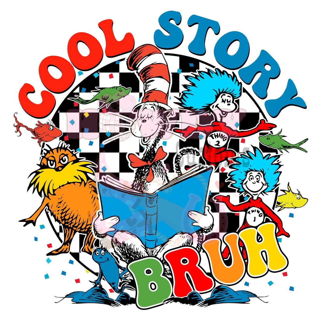 Dr Seuss Reading Across America 5 Lot Digital PNG - Etsy